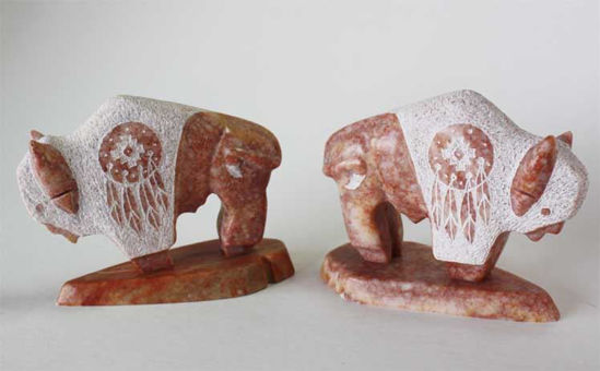 Native American Stone Carving Sculpture | Navajo Alabaster Sculpture ...