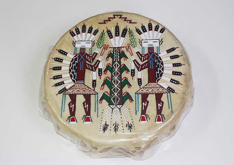 Navajo Indian Painted Cochiti Drum | Native American Hand Drum | Navajo ...